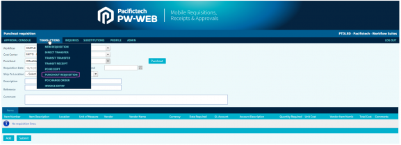 Web Requisitioning & Approvals | Sage 300 | requisitions | approvals | web browser | non ...